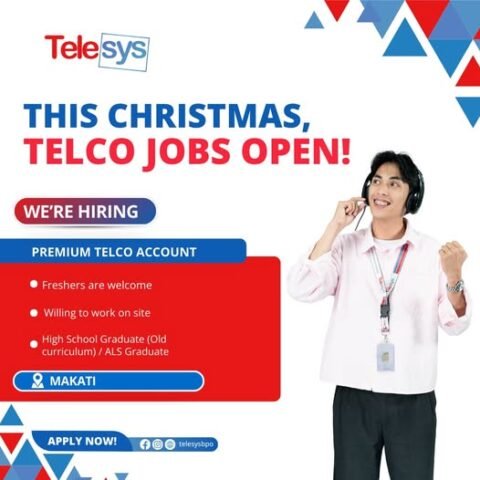Now Hiring: Telco Account Customer Service Representative